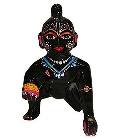 Buy HC- Astadhatu Made Laddu Gopal Idol Solid Quality -Black Colour ...