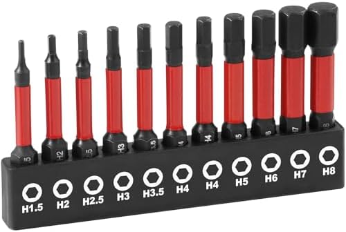 C.K T4524 Hexagon Screwdriver Bit Set, Grey, M2 : Amazon.co.uk: DIY & Tools