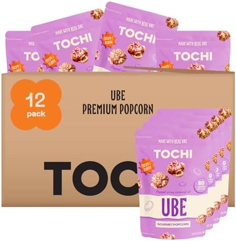 Amazon.com: Tochi Gourmet Popcorn Snacks - Ube Flavor - Using Large ...