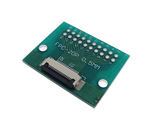 20P 20 Pins FPC to DIP Breakout Board 0.5mm Pitch - Pack of 2: Amazon ...