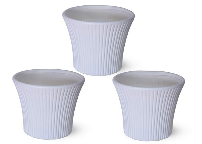 Dervino Sunrise Plastic Flower Pots, 12 Inches Diameter, Multicolour ...