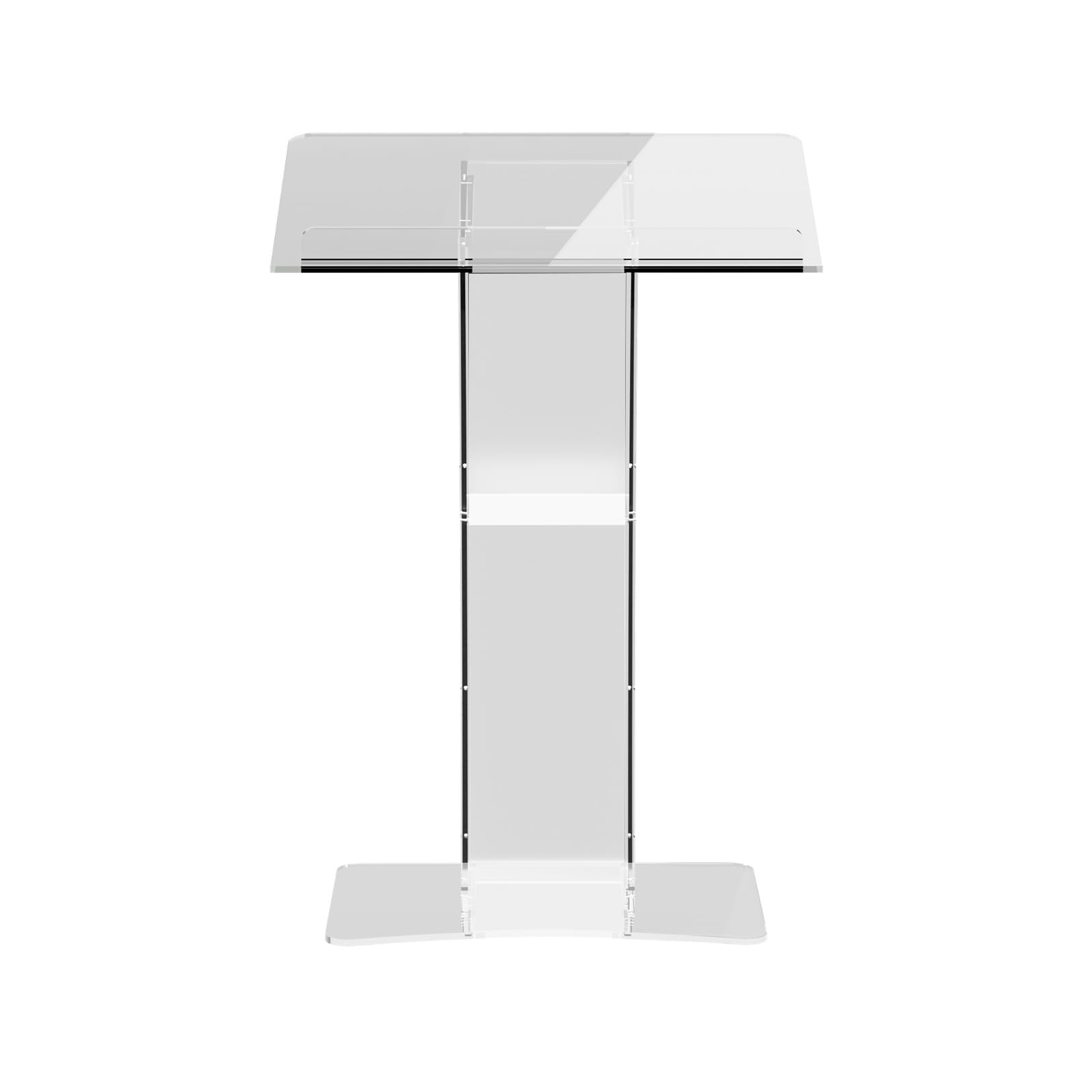Amazon.com: Clear Acrylic Podium Stand 45 inch - Acrylic Clear Podium ...