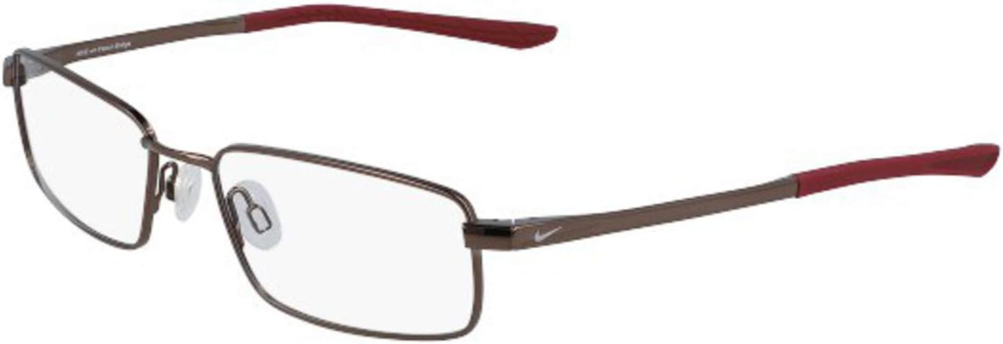 Eyeglasses NIKE 4282 206 Walnut/Team Red at Amazon Men’s Clothing store