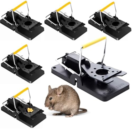 Mouse Traps Mice Traps, 6 Pack Mouse Traps For Indoors That Kill ...