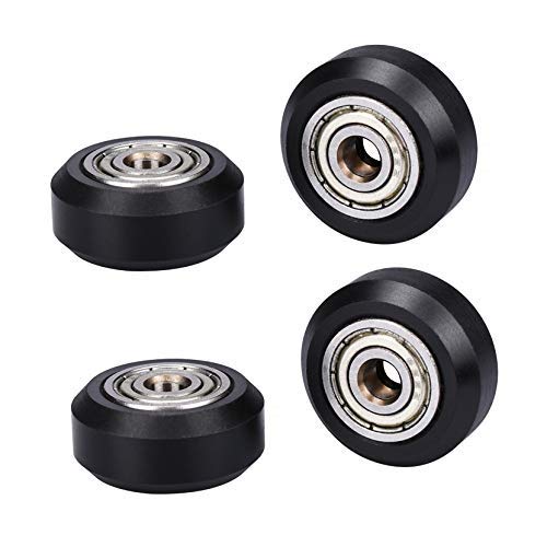 AKHILAM Big Plastic Pulley POM Wheel with Bearing (625zz) Idler Pulley ...