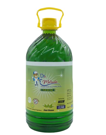 Dr Marwin 5Ltr Neem Based Anti-Bacterial Floor (Surface) Cleaner l ...