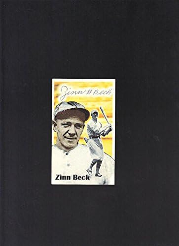 Zinn Beck Yankee Cardinal signed autograph Art Card - JSA Certified ...