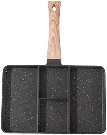 Amazon.co.jp: mecaponn Fried Egg Fry Pan, Divided Fry Pan with Dividers ...