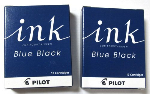 Pilot fountain pen cartridge ink blue-black [2 boxes] IRF-12S-BB ...