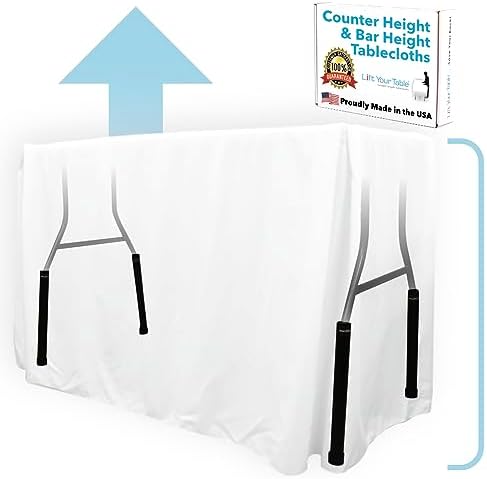 Amazon.com: Lift Your Table® Longer Length Tablecloths - Made in The ...
