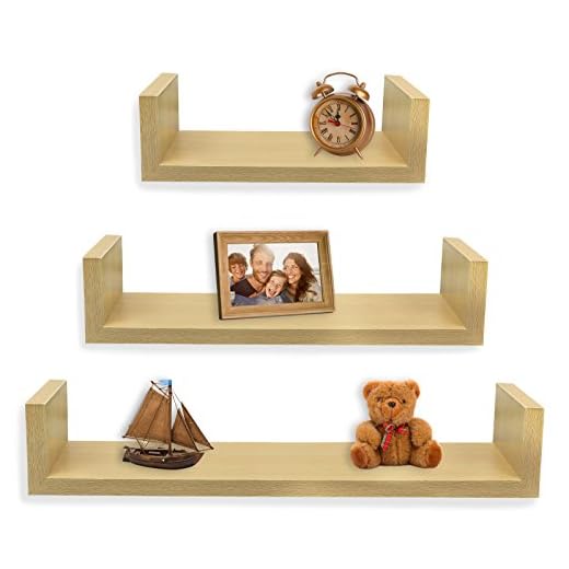 Greenco 플로팅 U 선반 3개 세트 40% 할인 후 9.56불 - MODUBA