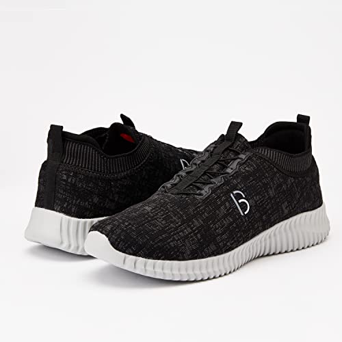 Bourge Men Loire-Z6 Black Running Shoes-6 UK (40 EU) (7 US) (Loire-116 ...