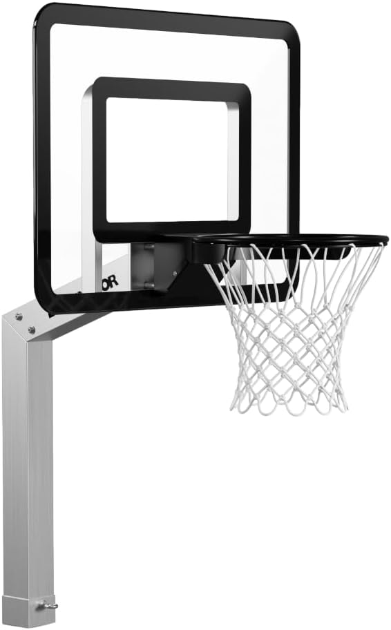 Amazon.com : Dominator Pool Basketball Hoop w/ 40" Acrylic Backboard ...