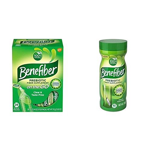 Benefiber Daily Prebiotic Dietary Fiber Supplement Powder Stick Packs ...