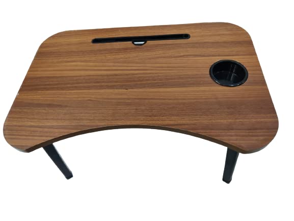 HF- Wooden Standard Laptop and Study Table/Multipurpose Bed Table with ...