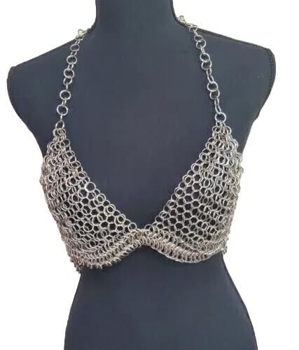 Amazon.com: Handlinked chainmail top Aluminum butted chainmail top ...