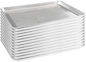 Amazon.com: HARDURA Aluminum Perforated Baking Sheet Pan 18”L X 13”W X ...