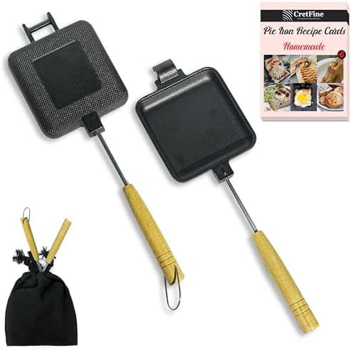 Amazon.com: AILITOR Campfire Sandwich Maker Cast Iron Pack of 4 - Pudgy ...