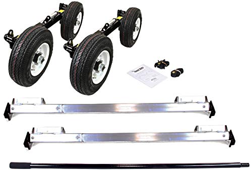 In The Ditch ITD2480SLS SLS Speed Dolly Set- (2) Tuff Coat Black SD ...