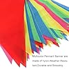 Amazon.com: 263Ft Multicolor Nylon Pennant Banner Flags, Durable and ...