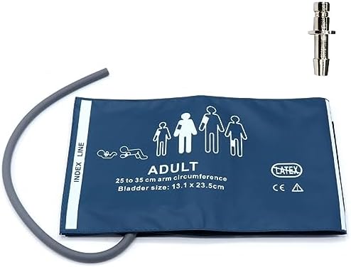 Amazon.com: Universal NIBP Cuff with BP12 Connector for Adult, 25-35 cm ...