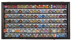 Amazon.com: Challenge Coin Display Case Wall Shadow Box Cabinet with ...