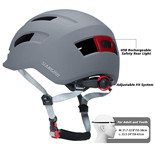 Snapklik.com : Adult Urban Bike Helmet - Adjustable Fit System ...