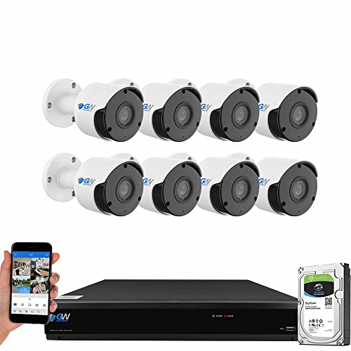 GW Security 8MP Security Camera System Outdoor with AI Face/Human ...