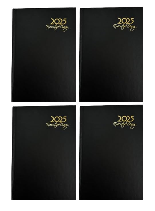 Pack of 4 new year diary 2025, Executive Diary 2025, New year diaries ...
