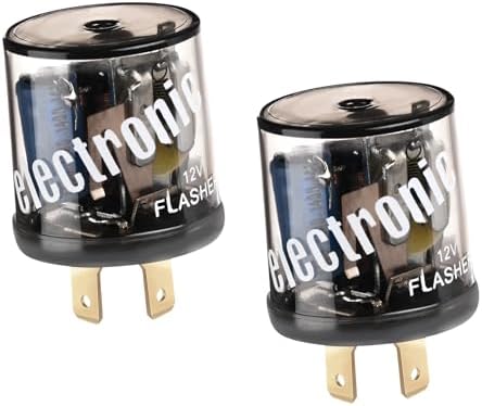 Amazon.com: Hbxdeco 2PCS LED Flasher Relay, 2 Pin 12V Heavy Duty LED ...