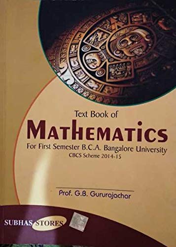 Text book of mathematics for first semester BCA : Amazon.in: Books