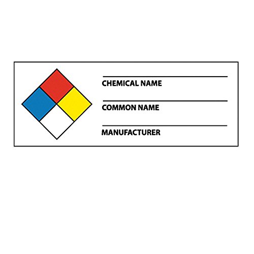 Amazon.com: Nmc Right-To-Know Label - Nfpa Chemical Label - 3-7/8 X1-1/ ...