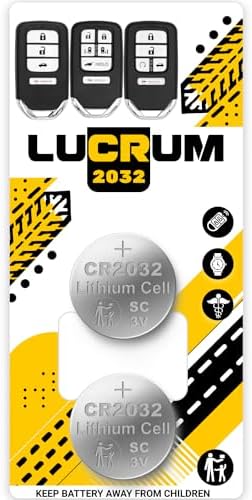 Amazon.com: (2 Pack) CR2032 2032 Remote Key FOB Battery OEM Replacement ...