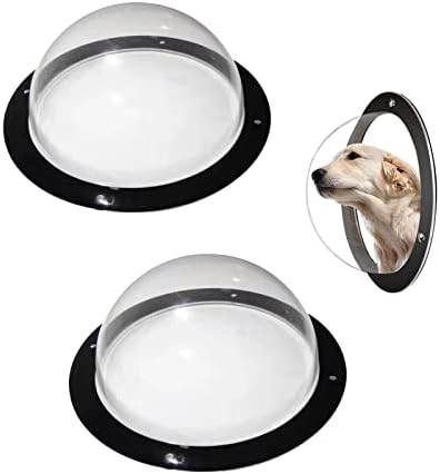 Amazon.com : MiMu Dog Fence Window - 11.25IN Acrylic Dome Clear Dome ...
