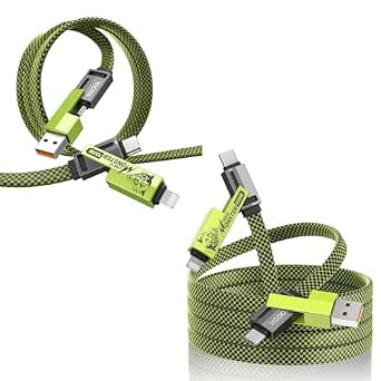 Amazon.com: XCOOL 2-Pack USB-C Cable Bundle: 6ft+3ft, 100W Charger ...