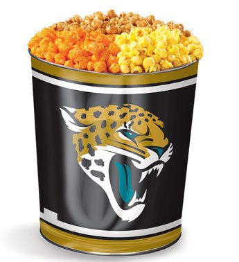 Amazon.com: Jacksonville Jaguars 3- Flavor Popcorn Tin - 3 Gallon