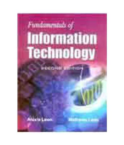 Fundamentals Of Information Technology - 2Nd Edn: AlexisLeon ...