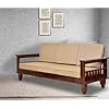 DIVINE WOOD ART Sheesham Wood 5 Seater Sofa Set for Living Room Home ...