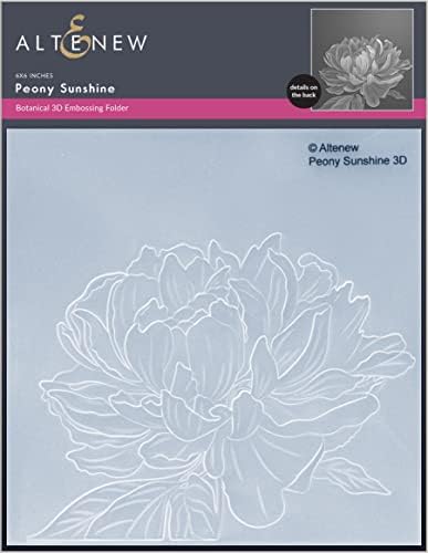 Amazon.com: Peony Sunshine 3D Embossing Folder