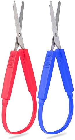 Peta Easi-Grip Scissors (75mm, Pointed Blade) Right Handed Ideal for ...