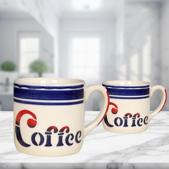 Buy RAJ ROYAL Ceramic Mugs 250ml - Coffee/Tea Mugs - Microwave ...