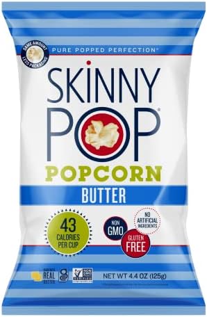 Amazon.com: SkinnyPop Popcorn, Gluten Free, Non-GMO, Healthy Snacks ...
