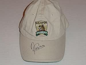 Sports Memorabilia Angel Cabrera Signed 2007 Us Open Hat Oakmont ...