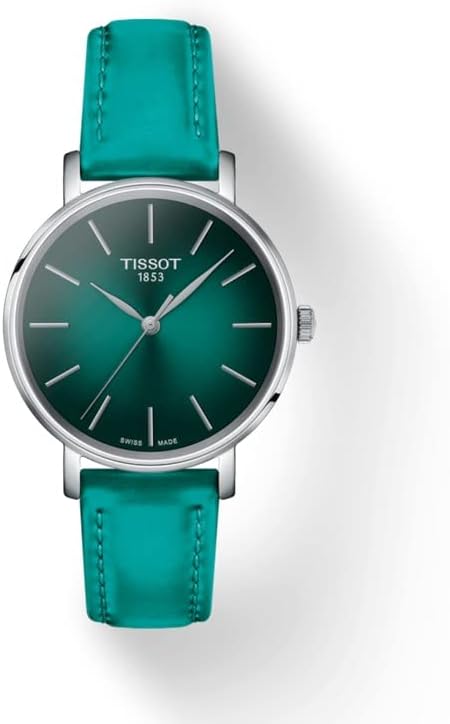 Tissot Everytime Lady woman watch only time turquoise T143.210.17.091 ...