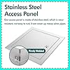Amazon｜ドライウォールメンテナンスドア Cables Alarm Fire Rated Access Panel 300x300 ...