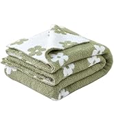 Amazon.com: Ultra Soft Cozy Happy Smiling Face Checkered Knitted Throw ...