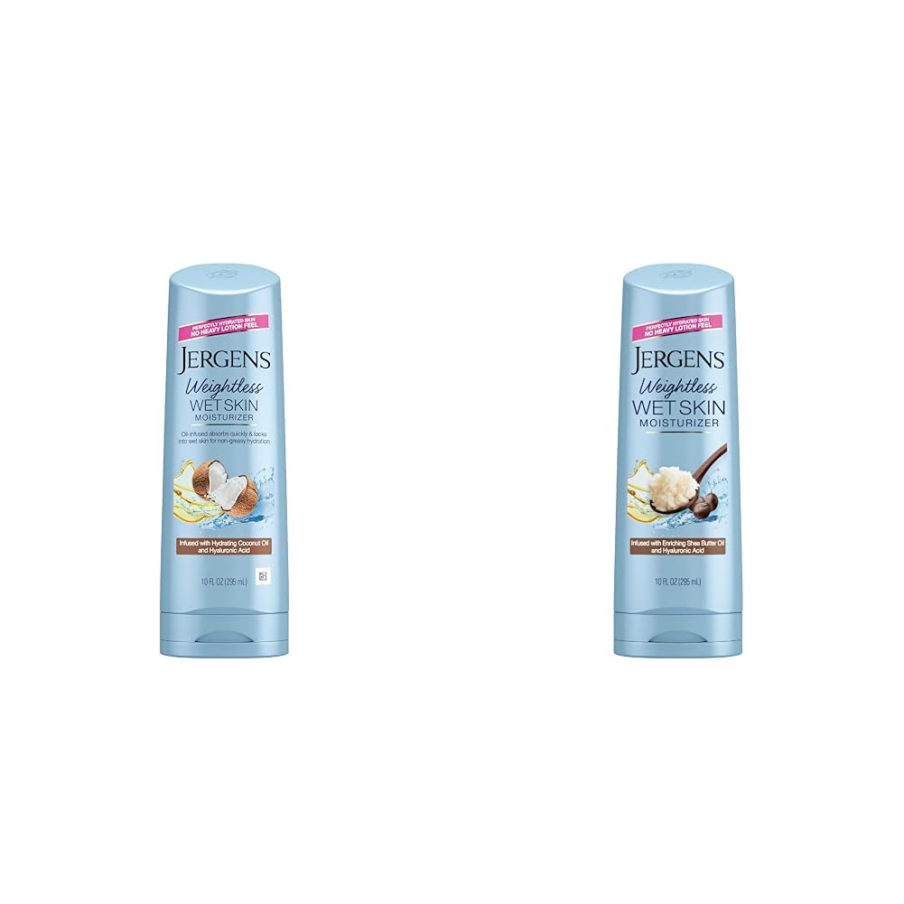 Amazon.com : Jergens Wet Skin Body Lotion with Coconut Oil, In Shower ...