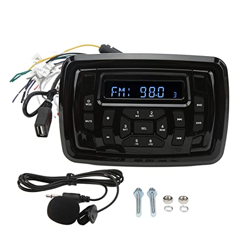 Waterproof Marine Radio Car Stereo Receivers Marine Speakers Bluetooth ...