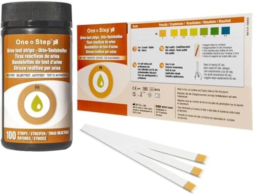 Amazon.com: One Step pH Urine Test Strips, 100 Strips, Testing Alkaline ...