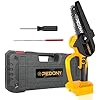 Amazon.com: PEDONY Mini Chainsaw 4-inch for Dewalt 20v Battery, Cordless Power Chain Saw with ...